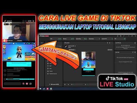 Tutorial Lengkap Cara Live Game Di TIKTOK Menggunakan Laptop Atau PC - Tiktok Live Studio
