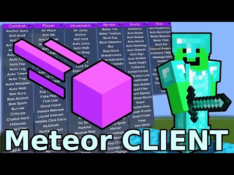 The Best Free Hacked Clients for Minecraft Java Edition (Meteor Client 1.21.4)