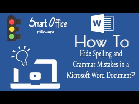 How To Hide Spelling and Grammar Mistakes in Microsoft Word Document?