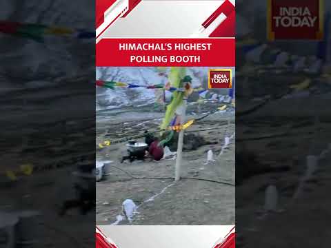 Watch: World's Highest Polling Station Is In Himachal With 52 Voters | #shorts