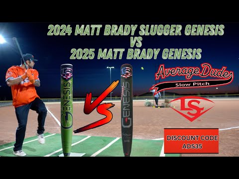 2024 vs 2025 Slugger Slowpitch Matt Brady Genesis | USSSA Slowpitch Bat Review