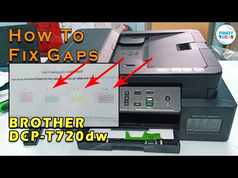 BROTHER DCP-T720DW T520W T820DW | Head Cleaning And Other Possible Solutions | PinoyTechs (Tagalog)