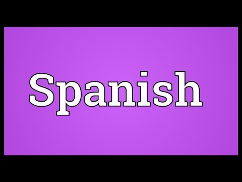 Spanish Meaning