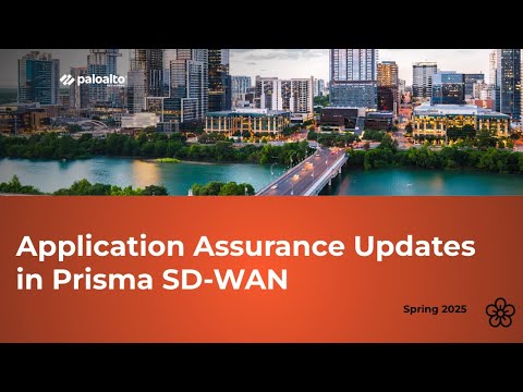 Application Assurance Updates in Prisma SDWAN