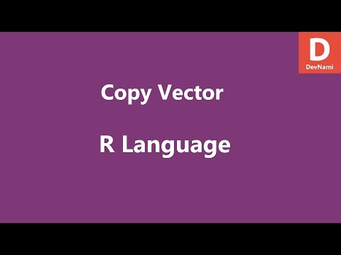 R Programming Copy Vector