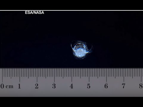 International Space Station Window Chipped by Speck of Dust