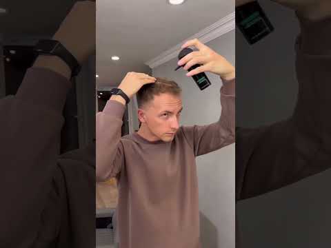 Cover up the Thinning Hair #hairfibers #hairstyle