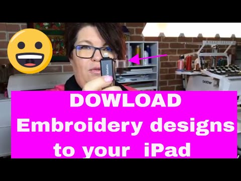 Embroidery Tech: Download Embroidery designs to an iPad!