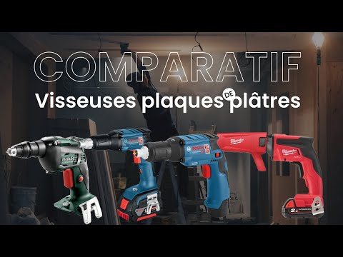 COMPARATIF : Visseuses plaques de plâtres avec Steve And Wood !