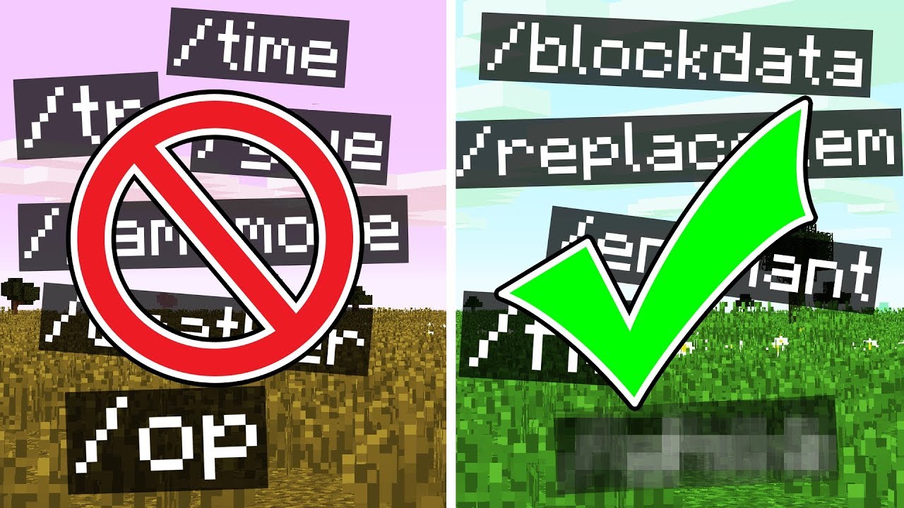 RARE Minecraft Commands!