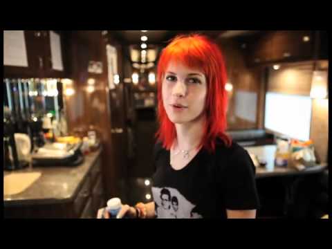 Inside Paramore's tourbus