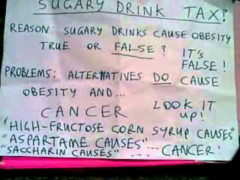 Sugary drink tax