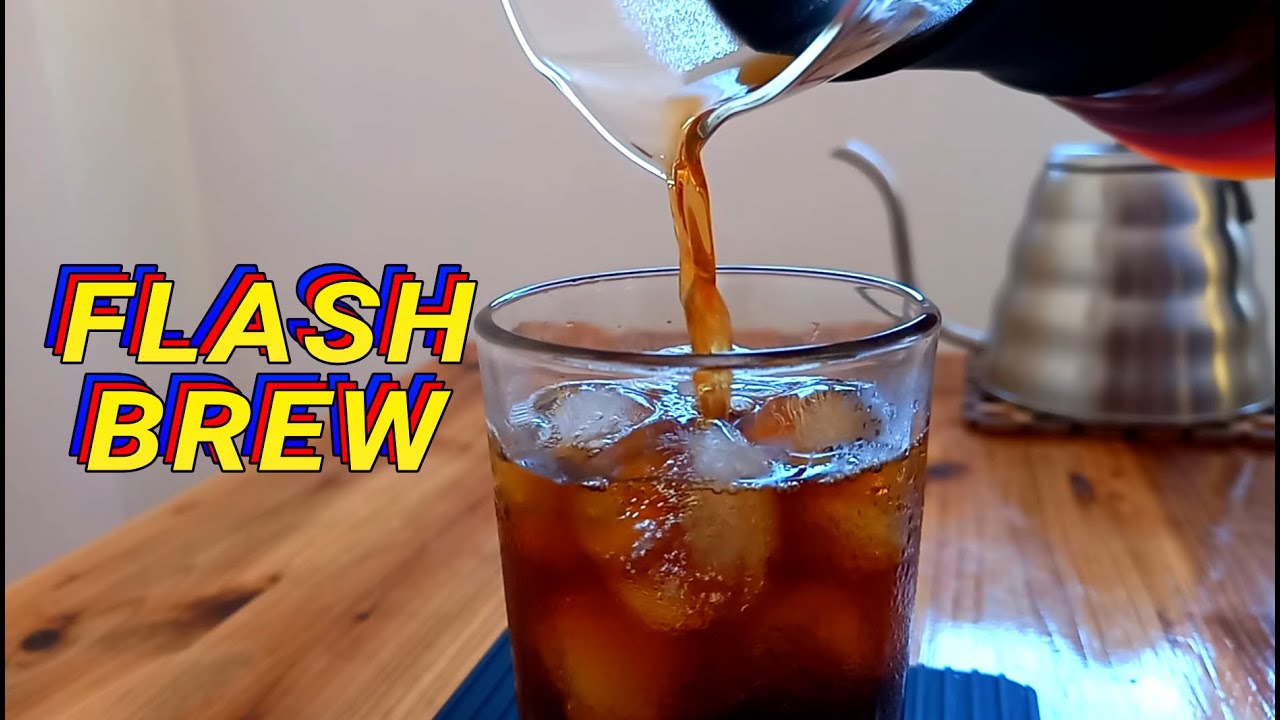 MAKING JAPANESE ICED FILTER COFFEE or FLASH BREW [NO MUSIC]