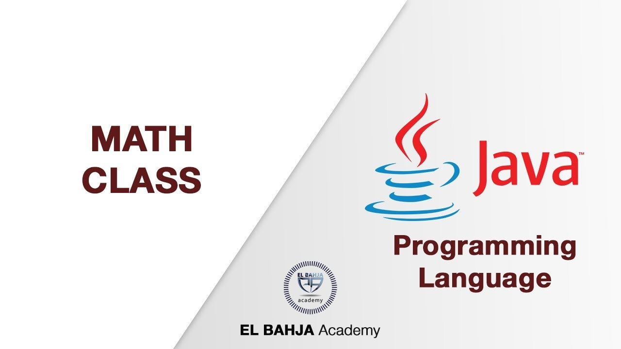 17 - Math Class : Java (Darija)
