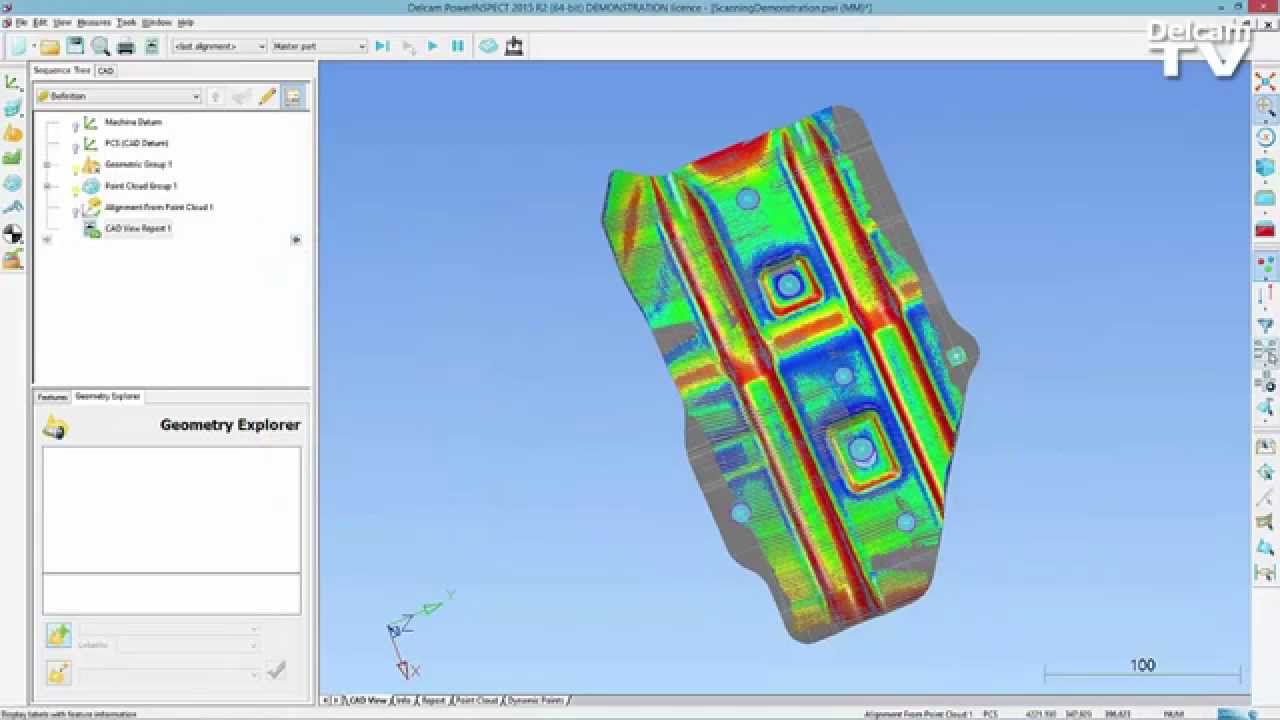 Feature Extraction From Point Cloud - PowerINSPECT 2015R2