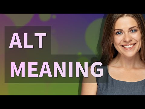 Alt | meaning of Alt