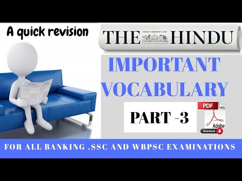 THE HINDU EDITORIAL VOCABULARY /MEANING, SYNONYM ANTONYM WITH IMAGE/ SELF PREPARATION ACADEMY