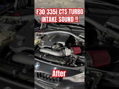CTS TURBO INTAKE F30 335i ! PERFECT SOUND! #f30 #bmw #cts #turbo #race #reels #6speed #tuner