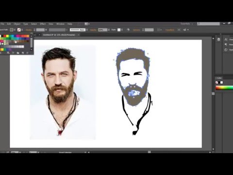 Convert image into vector shape in Adobe Illustrator