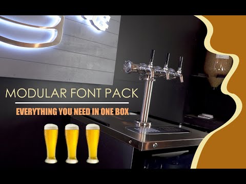 Modular Font Packs - EVERYTHING in 1 BOX!!