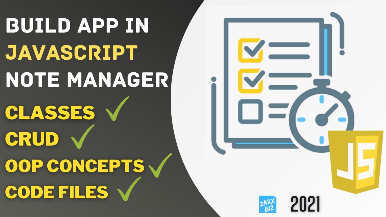 Build a Notes App with JavaScript ( Super Simple ) [ Explained Briefly ]