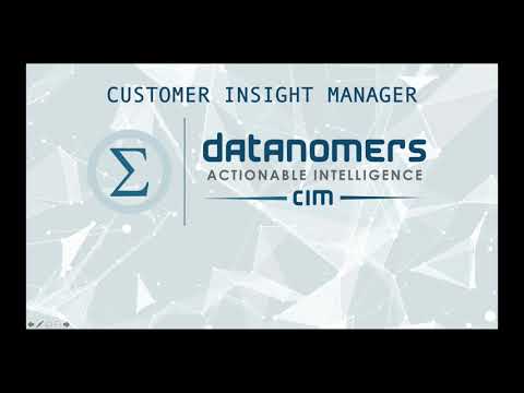 Customer Insight Manager (CIM) Detailed Demo