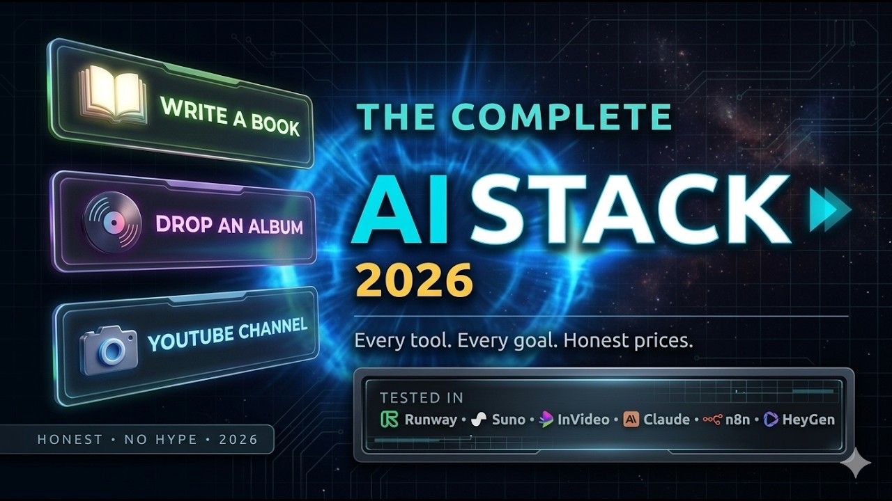 Complete AI Stack 2026 — Every Tool You Actually Need
