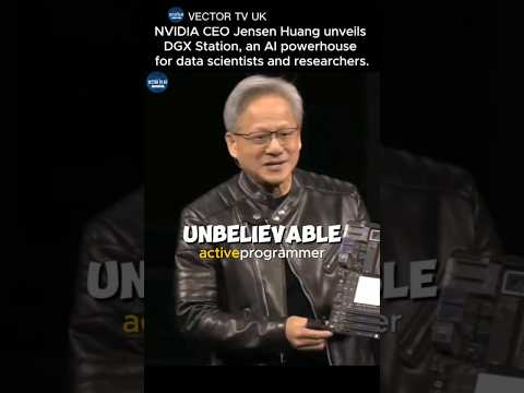 NVIDIA CEO Jensen Huang unveils DGX Station, an Al powerhouse for data scientists and researchers.