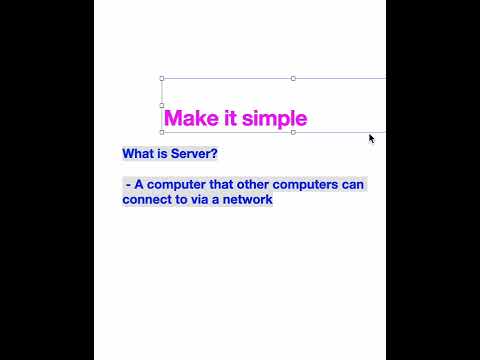 What is server in simple terms?