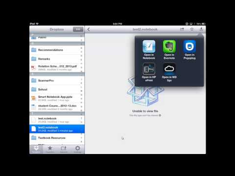 Smart Notebook IPAD App