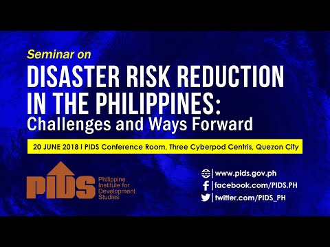 Disaster Risk Reduction in the Philippines Challenges and Ways Forward