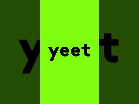 SLANG DEFINITIONS. Today, The Word Is... YEET #shorts