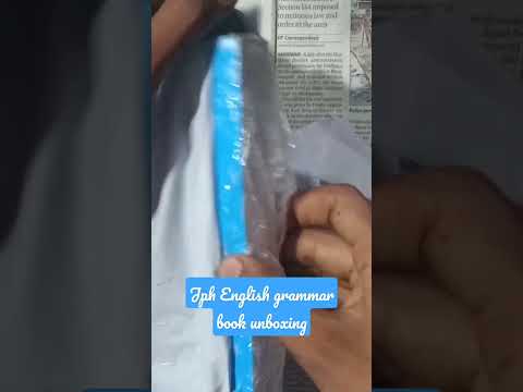 Jph English grammar book unboxing || best English grammar book || all' eaxm