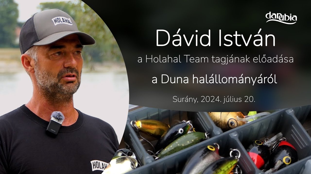 PÓCSMEGYER - Dávid István, a Holahal Team tagjának előadása a Duna halállományáról - Danubia ...