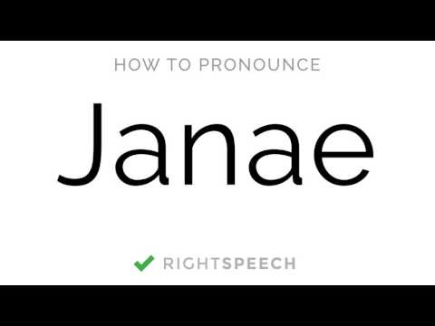 🔴 Janae - How to pronounce Janae - American Girl Name
