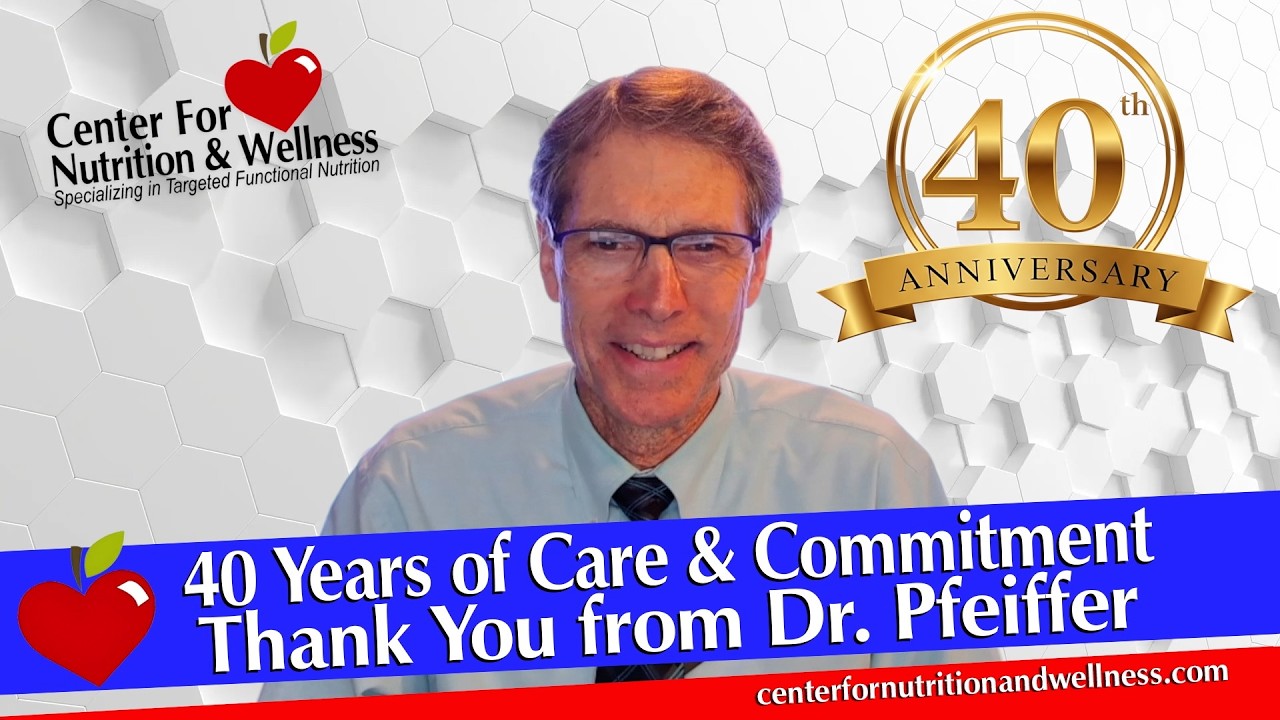 40 Years of Care & Commitment – Thank You from Dr. Pfeiffer
