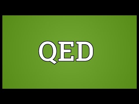 QED Meaning