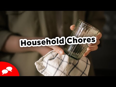 Household Chores Vocabulary in English
