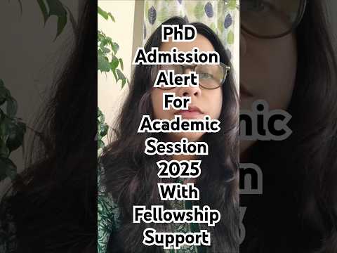 O.P. Jindal PhD Admission 2025🔥 | Fellowship Opportunity Available!#trending #viral #viralvideo
