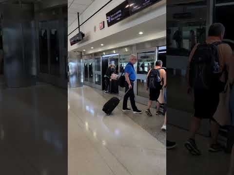Getting on the SkyTrain • ATL Airport