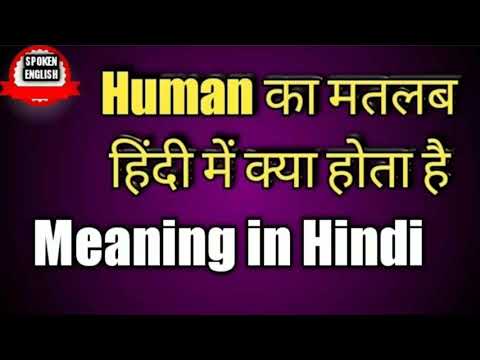 #Human ka matalab hindi me kya hota hai ह्यूमन का मतलब हिंदी में क्या होता है Meaning in Hindi solve