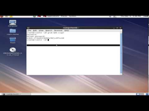 How to set password for GRUB menu
