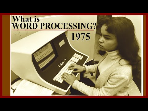 1975 What is Word Processing? Vintage Computer History, Educational, IBM, Astrotype