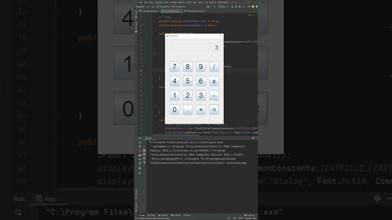 I made my own Calculator App in Java (Swing GUI)