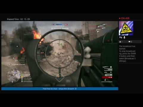 Battlefield 1 live : 7-9 pm (GMT) EVERY DAY! 3-5pm EST - Come and chat :D