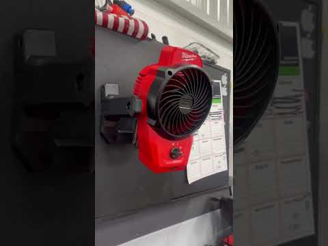 How Good Is A Milwaukee Tool M12 Fan?! #milwaukee #tools #cordless #m12 #summer #fan #teamred