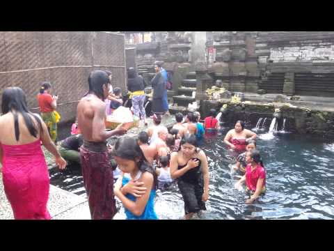 Holy Waters in a Balinese Temple