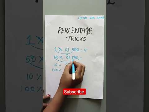 percentage tricks | maths tricks in Tamil | #mathtrick #math #percentage #percentage_math
