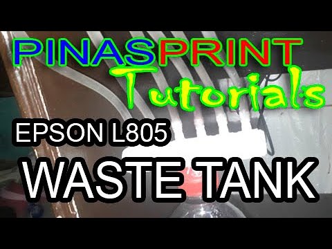 Installing Waste Tank for Epson R330/L800/L805 printer - Pinas Print Digital Printing Tutorials