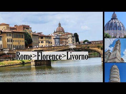 Tower of Pisa, Pantheon, Spanish Steps, Outdoor Market, Vatican and more in Italy.